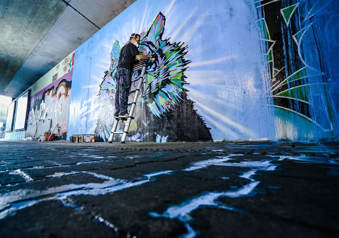 Graffiti-Künstler / Street Art | Stadtwerke Düsseldorf